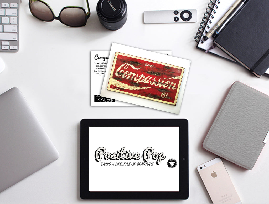 COMPASSION Postcard Print – Positive Pop